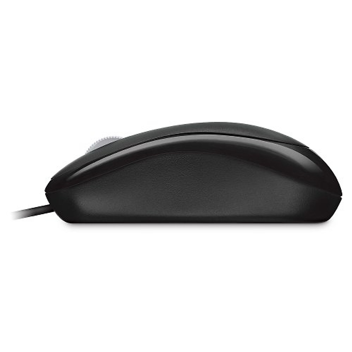 Microsoft Basic Optical Mouse - Black. Comfortable, Right/Left Hand Use, Ergonomic Design, Wired USB Mouse, for PC/Laptop/Desktop