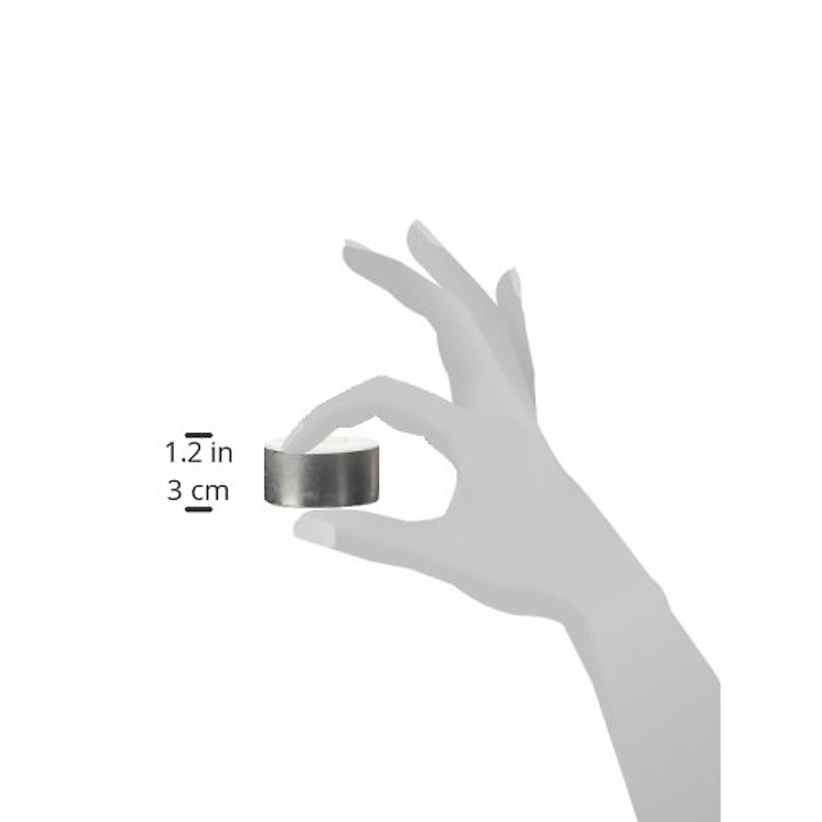 Aloha Bay Palm Wax Tea Lights with Aluminum Holder Candles, 7 Ounce