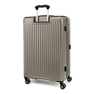 Travelpro Maxlite Air Hardside Expandable Checked Luggage, 8 Spinner Wheels, Lightweight Hard Shell Polycarbonate Suitcase, Champagne, Checked Large 28-Inch