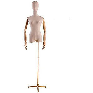 Mannequin Mannequin Dressmakers Dummies Fashion Students Display Bust Metal Bracket Base Female Professional Tailors Dummy