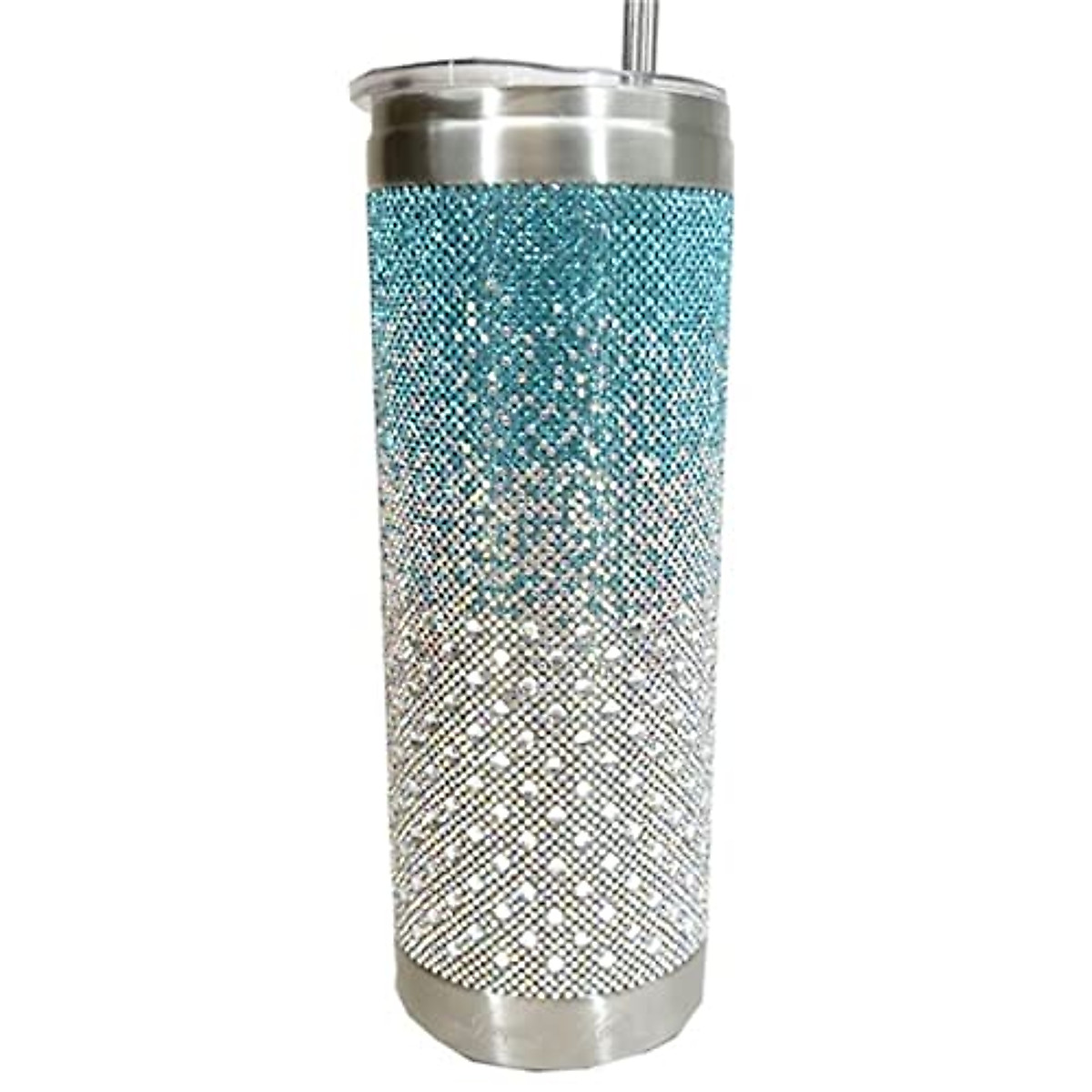 Jacqueline Kent JKT105.TU Cupcake Collection Tumbler Sugared Turquoise 20 Ounces