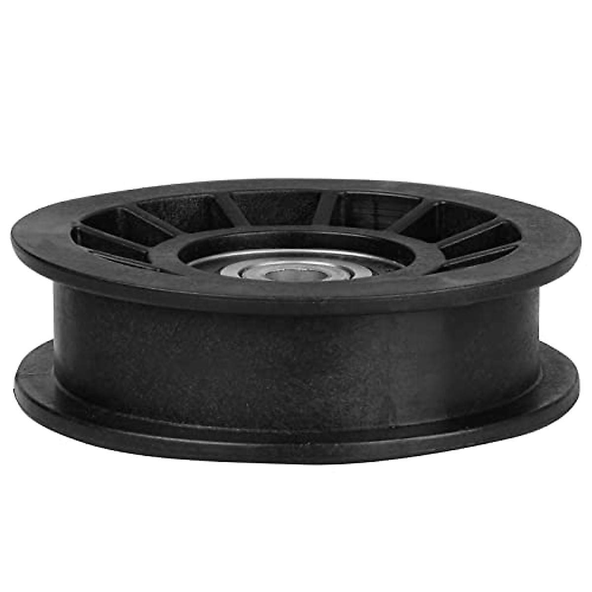 Fourtry 194327 Flat Idler Pulley Fit for Craftsman Riding Mower - Flat Pulley Fit for HU Ariens Poulan Craftsman YT4000 YS4500 Lawn Tractor with 42" 54" Deck, Replace 532194327 280-6630