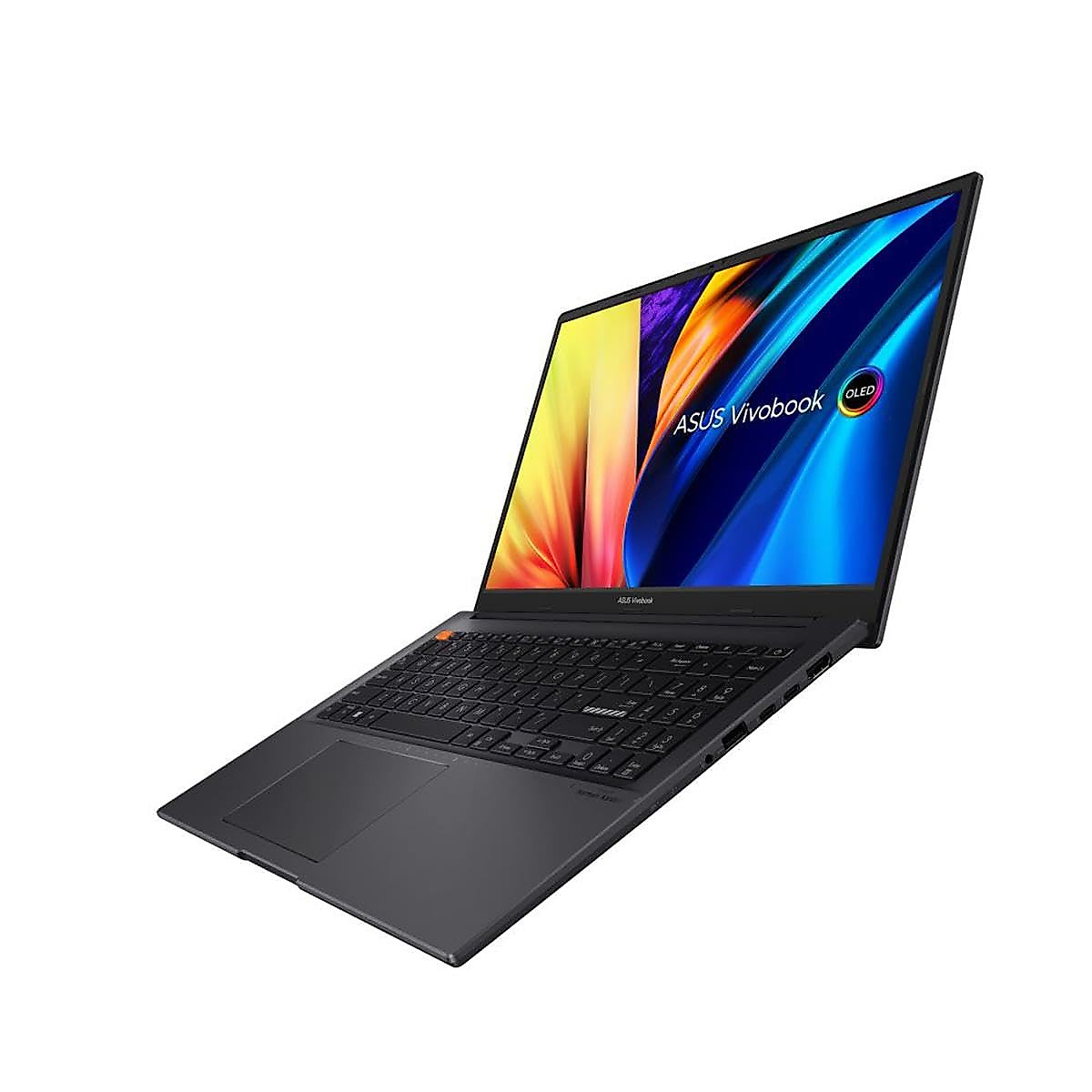 ASUS VivoBook S 15 OLED Slim Laptop, 15.6” FHD OLED Display, Intel Evo Platform, Intel Core i7-12700H CPU, 16GB RAM, 512GB SSD, Windows 11 Home, Indie Black, K3502ZA-DS74
