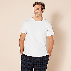 Amazon Essentials Men's Crewneck Undershirt, Pack of 6, White, X-Large