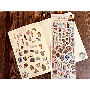Conquest Journals Harry Potter Puffy Sticker Collection (Watercolor)