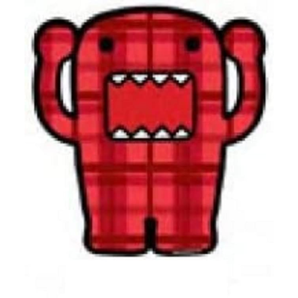 Car Magnet - Domo Kun - Plaid