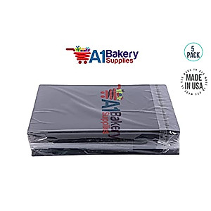 Men Shirt Box Women Top Box Gift Boxes Wrap Boxes Apparel Gift Boxes with Lids 5 Pack (Black)