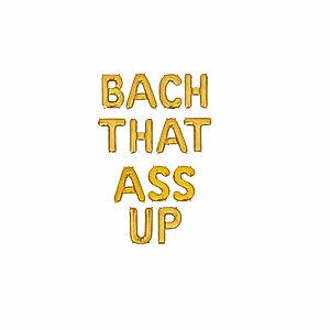 HEETON Bachelorette Party Bach That Balloon Banner Brunch Bridal Shower Party Decorations Nash Bachelorette Party Sign Gold Floral Decorations for Bridal Shower Bubbly Bar