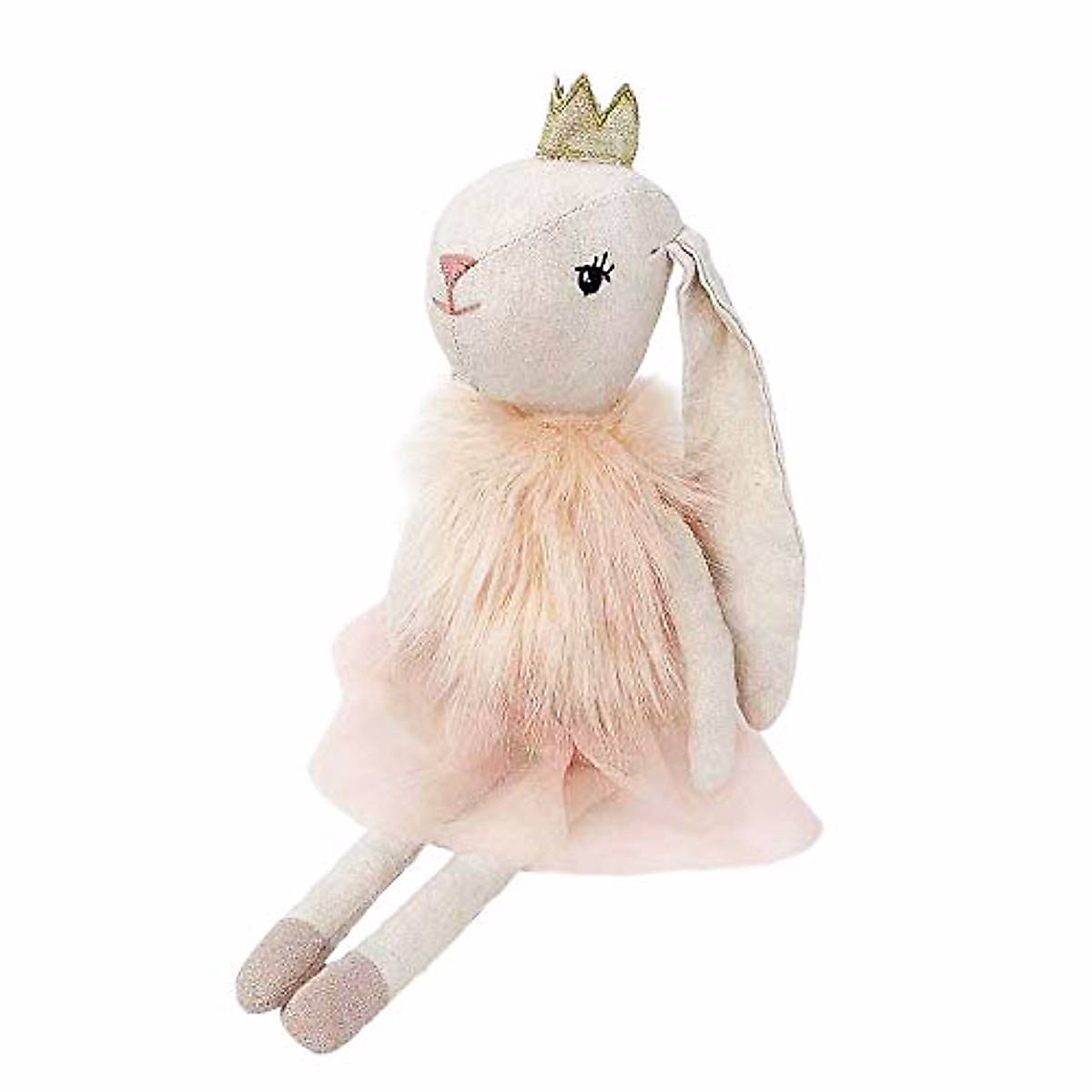 MON AMI Princess Bunny Stuffed Doll - 18", Soft & Cuddly Plush Animal Doll for Kids of All Ages, Use as Toy or Room Décor