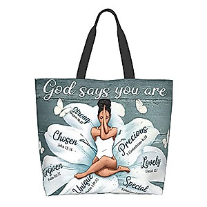 Tote Bag for Women Shoulder Handbag Fashion Woman Tote Bag Shoulder Handbag Black Queen Girl Tote Bag Shoulder Handbag