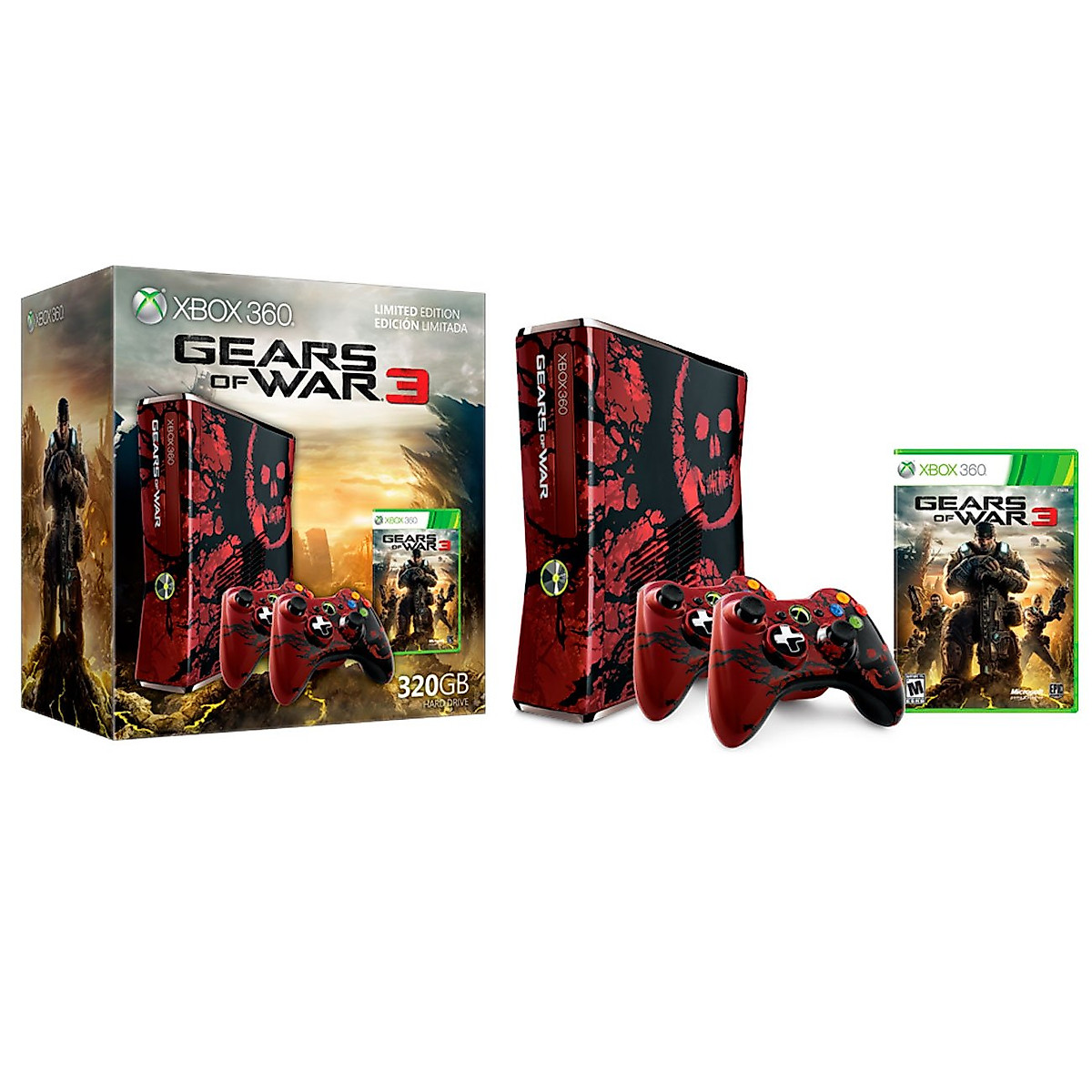 Xbox 360 Gears of War 3 Limited Edition Console Bundle