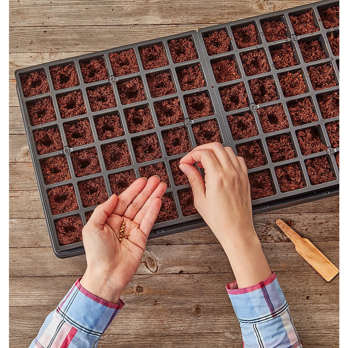 Burpee Self-Watering Seed Starter Tray, 72 Cells