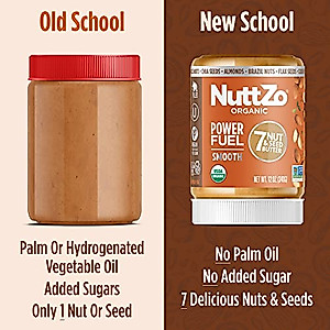 Nuttzo, Organic, Power Fuel, 7 Nut & Seed Butter, Smooth, 12 oz (340 g)