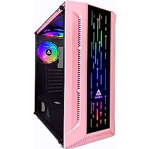 Fast Gaming Computer AMD Ryzen 5 5600G 6-Core Cezanne 12 Core Logical 4.4GHz with AMD Radeon Graphics with 8GB DDR4 500GB SSD Windows 10, Black