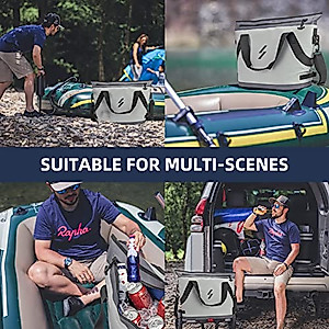 ROCKBROS Soft Cooler Bag Handheld Insulated Cooler Bag Soft Sided Cooler 22L Leakproof Camping Cooler Bag Waterproof Outdoor Cooler Bag for Beach Travel Hiking