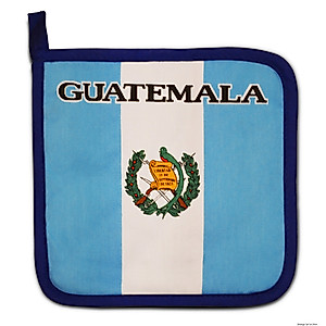 Guatemala Flag Kitchen & BBQ Set w/ Apron, Oven-mitt & Pot-holder Guatemalan