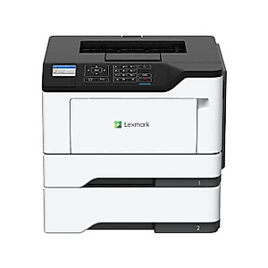 Lexmark MS520 MS521dn Desktop Laser Printer - Monochrome - 46 ppm Mono - 1200 x 1200 dpi Print - Automatic Duplex Print - 350 Sheets Input - Ethernet - 120000 Pages Duty Cycle