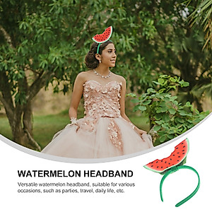 Watermelon Headband for Party Favors, Fruit Headband Fashion Headpiece Watermelon Costume for Women Girls