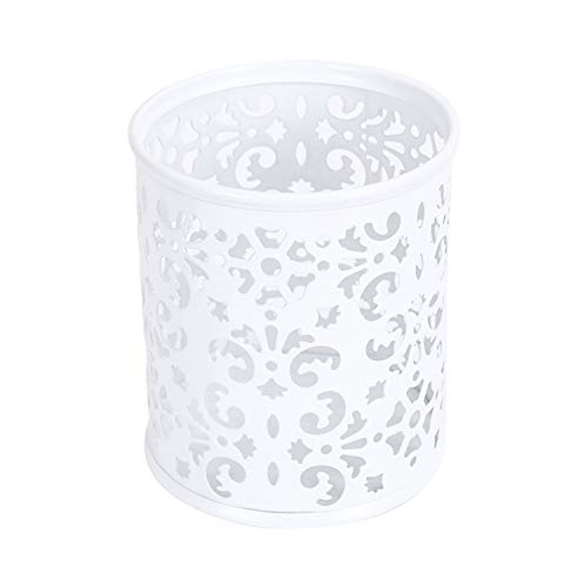 EasyPAG 5 in 1 Desk Organizer Set - 2 Tier Stackable Desk Tray,Letter Sorter, Pen Holder,Business Card Holder and Stick Note Holder,White