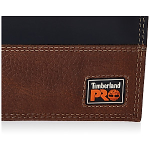 Timberland PRO mens Rfid Leather Long Bifold Rodeo Wallet With Rfid, Teak, One Size