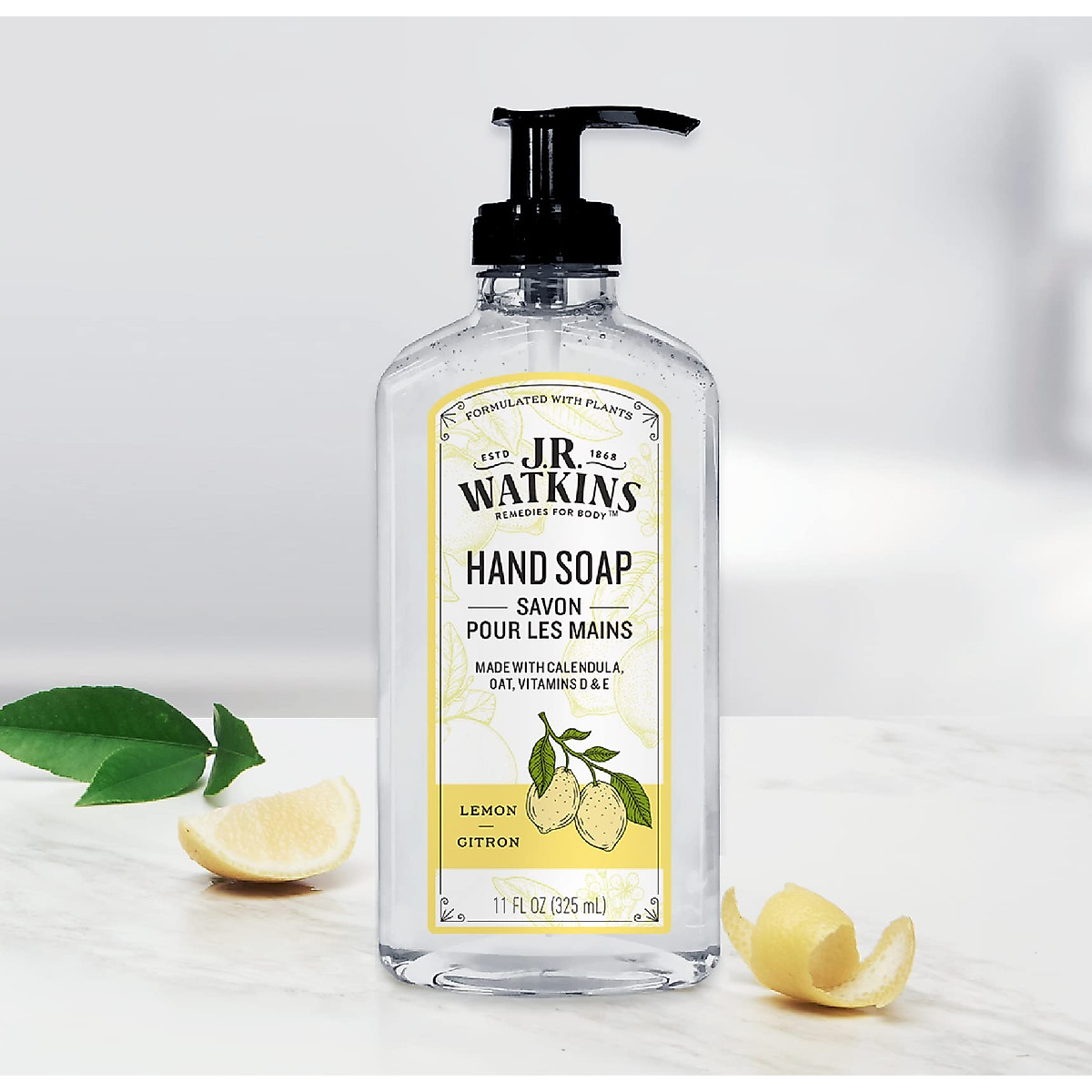 J.R. Watkins Naturals Lemon Hand Soap - Clear, 11 Oz