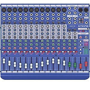 Midas DM16 16 Input Analogue Live and Studio Mixer with Midas Microphone Preamplifiers