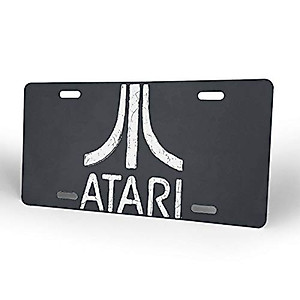 Ertregysrtg Atari Video Game Retro Logo Vintage Gaming Console License Plate 6" X 12"