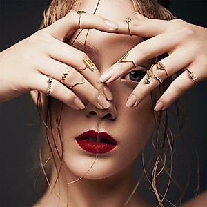 Bling Jewelry Minimalist Delicate Midi Knuckle Thin 1MM Band Stackable Bypass Wrap Snake Serpent Ring For Teen 14K Gold Plated .925 Sterling Silver