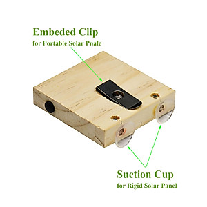 Solar Angle Guide for Lifting Portable and Rigid Solar Panel Efficiency - ActuEgo Solar Angle Finder Solar Tacker Solar Panel Accessories Vertical Incidence Wooden Sun Angle Guide Solar Tools