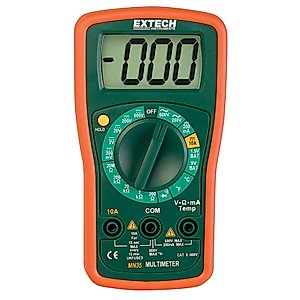 Extech Instruments Manual Ranging Digital Mini Multimeter