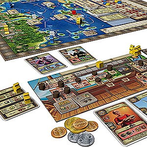 Capstone Games: Maracaibo, Big Box Strategy Board Game, Unique Story Mode Feature, A Nondestructive Legacy-Like Experience, 1 to 4 Players, Ages 12 and Up