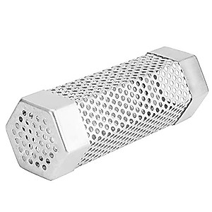 BORDSTRACT 2PCS Premium Pellet Smoker Tube, 6in Smoke Tube for Pellet Smoker, Pellet Grill Accessories, for Any Grill or Smoker, Hot or Cold Smoking (Hexagon)