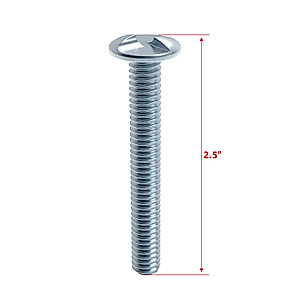 4 PCS Anti-Theft Post Attachment Kit Sign Mounting Hardware for U Channel Post, Sign Post Mounting Bolts and Nuts,2.5" Bolt