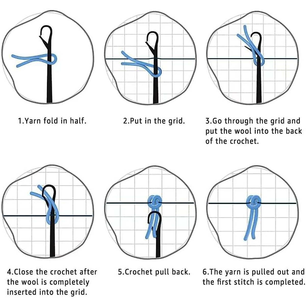 Puzamen Latch Hooks for Kids, Latch Hook Rugs for Beginners Soccer