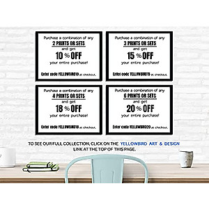 Fashion Quotes Set - Chic Modern Fashion design Home Decor for Bedroom, Living room, Bathroom, Office - Glam Wall Art Decor - Luxury Gift for Woman - Elegant White Roses - Designer Art print Set