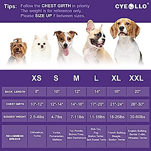 cyeollo Small Dog Sweater Heart Pattern Mothers Day Dog Clothes with Leash Hole Pullover Turtleneck Holiday Pet Apparel Pink