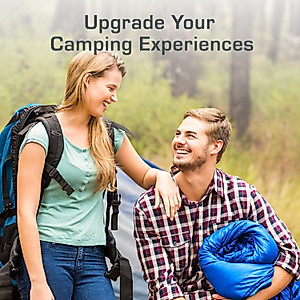 Active Era Ultra Lightweight Sleeping Bag Indoor & Outdoor - Compact, Ultralight Sleeping Bag for Warm Weather - Sleeping Bag for Camping, Warm Weather, Sleepovers, Fishing, Outdoor Camping and Hiking