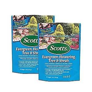 Scotts Evergreen, Flowering Tree & Shrub Continuous Release Plant Food 3 lb., 2-Pack