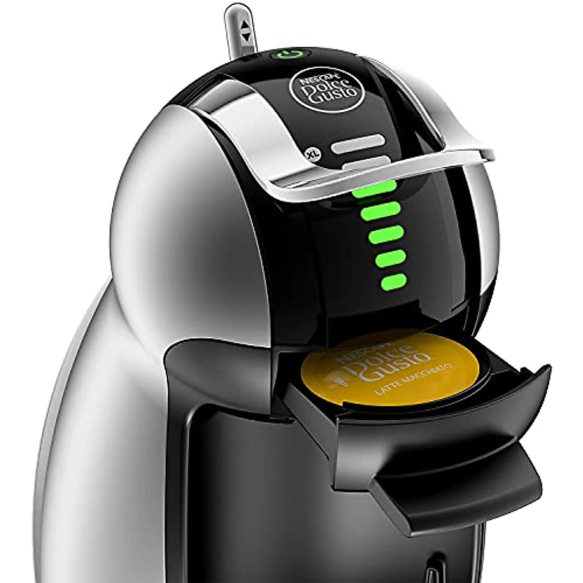 NESCAFÉ Dolce Gusto Coffee Machine, Genio 2, Espresso, Cappuccino and Latte Pod Machine,45 ounces, Silver