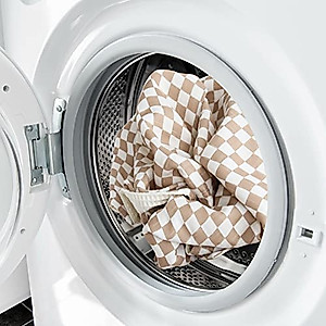 LifeTree Waffle Baby Blankets Neutral, Muslin Checkered Swaddle Blankets for Boys Girls, 2 Layers Crib Stroller Blanket Receiving Blankets with Muslin Front and Waffle Backing Infant Newborn