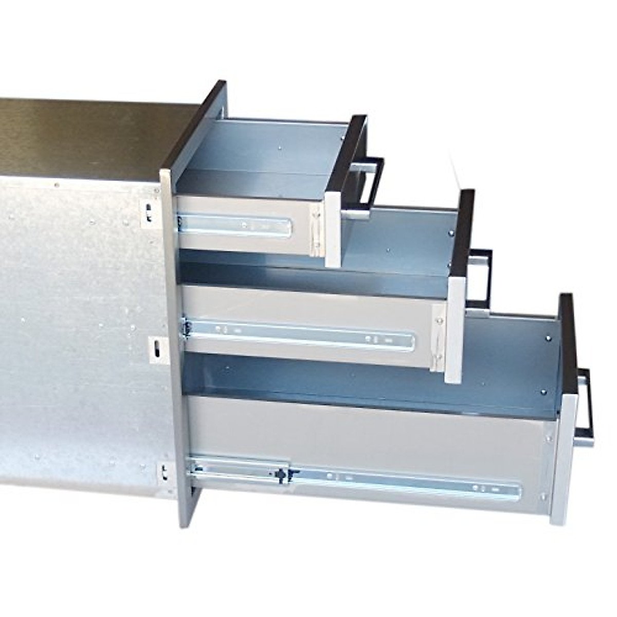 SUNSTONE BA-TD18 Beveled Frame Triple Drawer, 18"