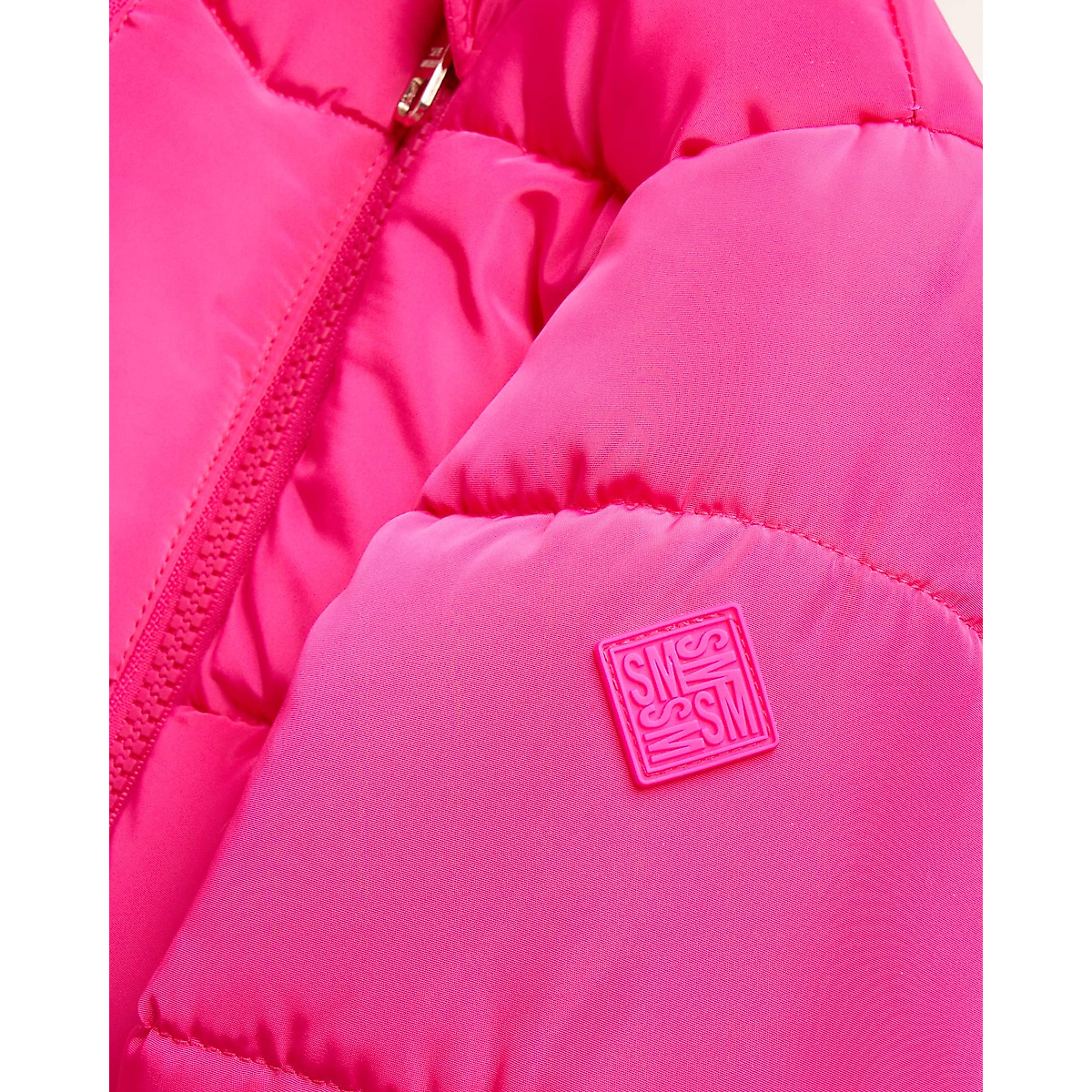 Steve Madden Baby Girls’ Pram Snowsuit – Sherpa Lined Snow Pram Bunting (3-24M), Size 12 Months, Mauve Pink Blush