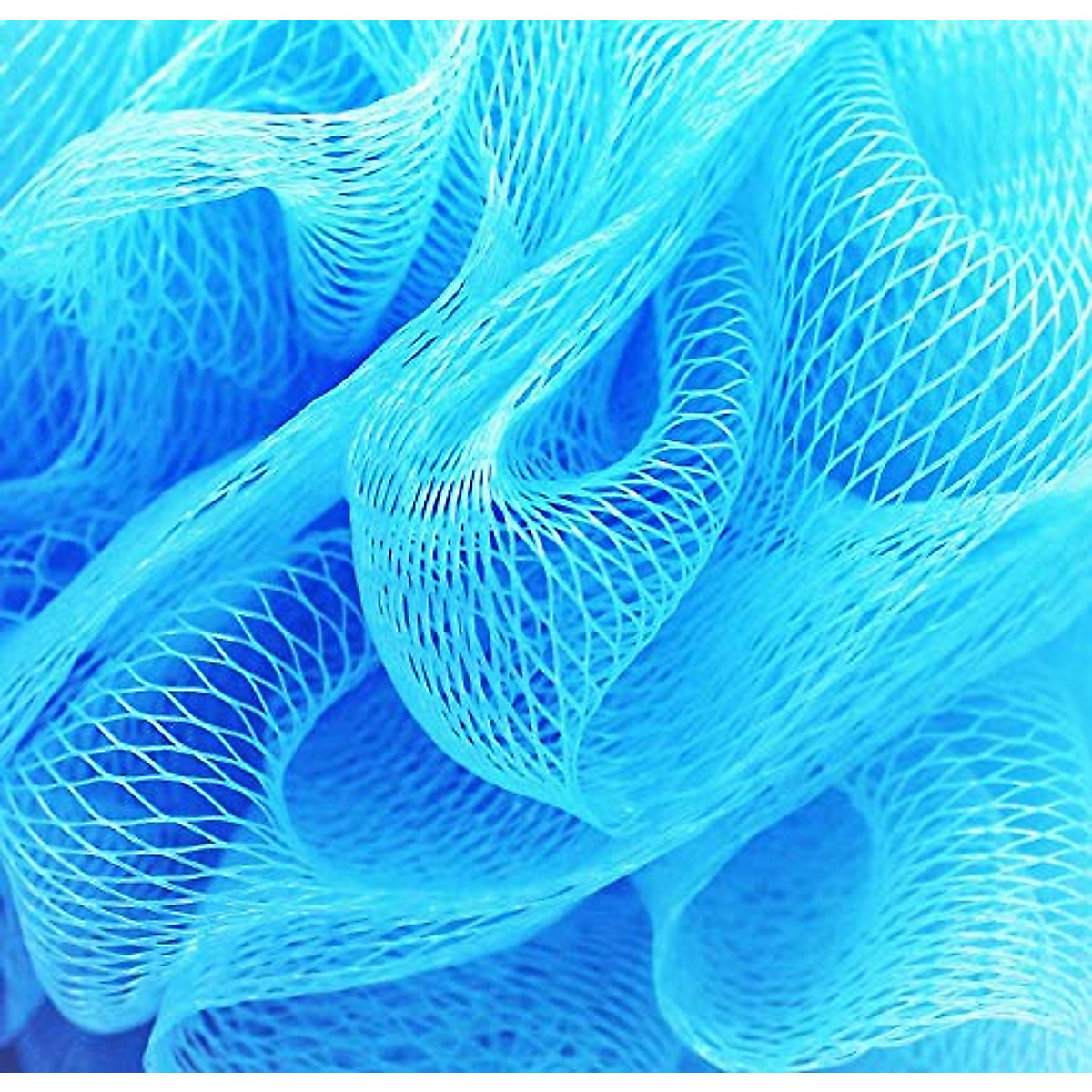 Mesh Loofah Sponges, 8-Pack Small Loofahs for Kids Colorful Sponges Mesh Pouf Resuable Shower Sponges Loofah Bath Ball Back (8 Count (Pack of 1))