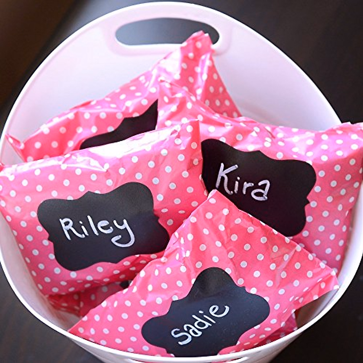 36pcs Chalkboard Labels Reusable Blackboard Stickers for the Kitchen, Pantry, Mason Jars, Wine Glasses