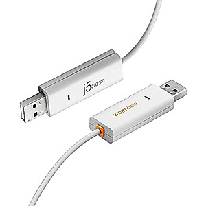 j5create JUC400 Data, Keyboard, and Mouse Sharing/Transfer USB Cable Transfer Data Between Mac and Windows [Wormhole Switch]