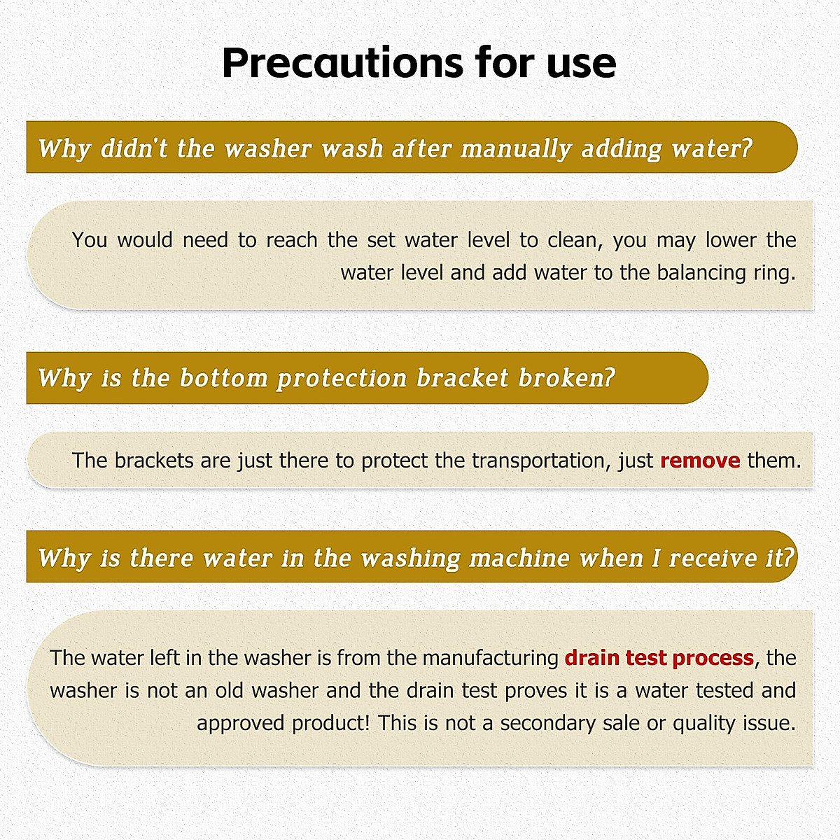 AXUTL Washing Machine Washer Machine 1.25cu.ft Apartment Dorm Laundry Compact Portable Washer Gold Full Automatic, 8 Water Levels, 10 Wash Programs