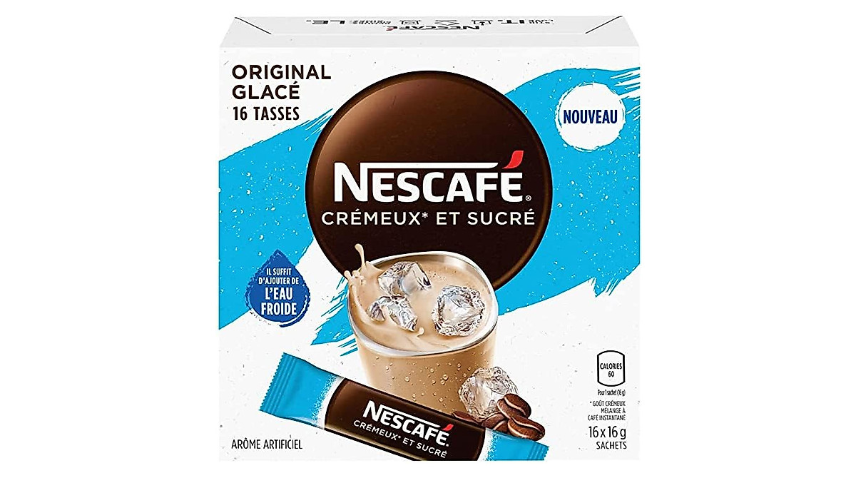 Nescafe Sweet & Creamy Iced Coffee, Instant Coffee Sachets, 16x16g ...