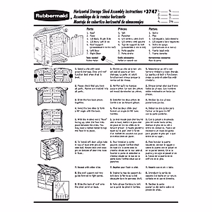 Rubbermaid Large Horizontal Resin Weather Resistant Outdoor Storage Shed, 32 cubic ft., Olive Steel/Sandstone, for Garden/Backyard/Home/Pool