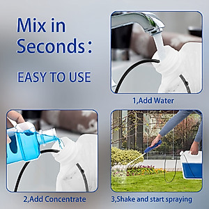 Battery Power Sprayer Operated Versatile Multi-Purpose Foldable Sprayer with 1.35 Gallon Bags for Gardening,Lawn and Disinfecting