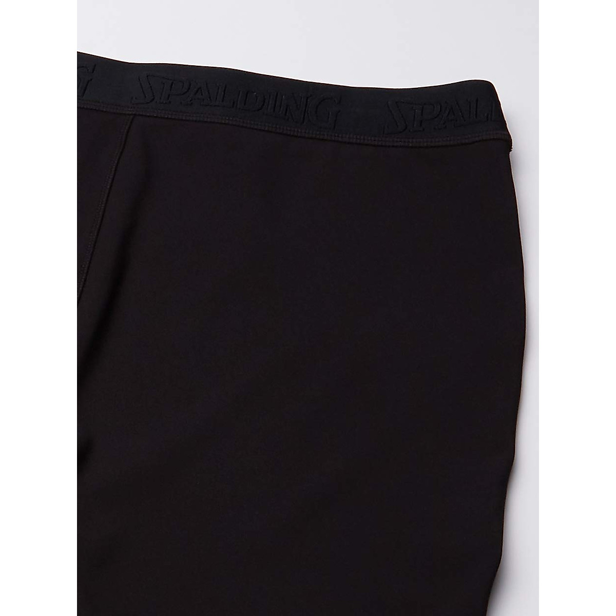 Spalding Women's Athletic Reflective Bike Short, Black, XL